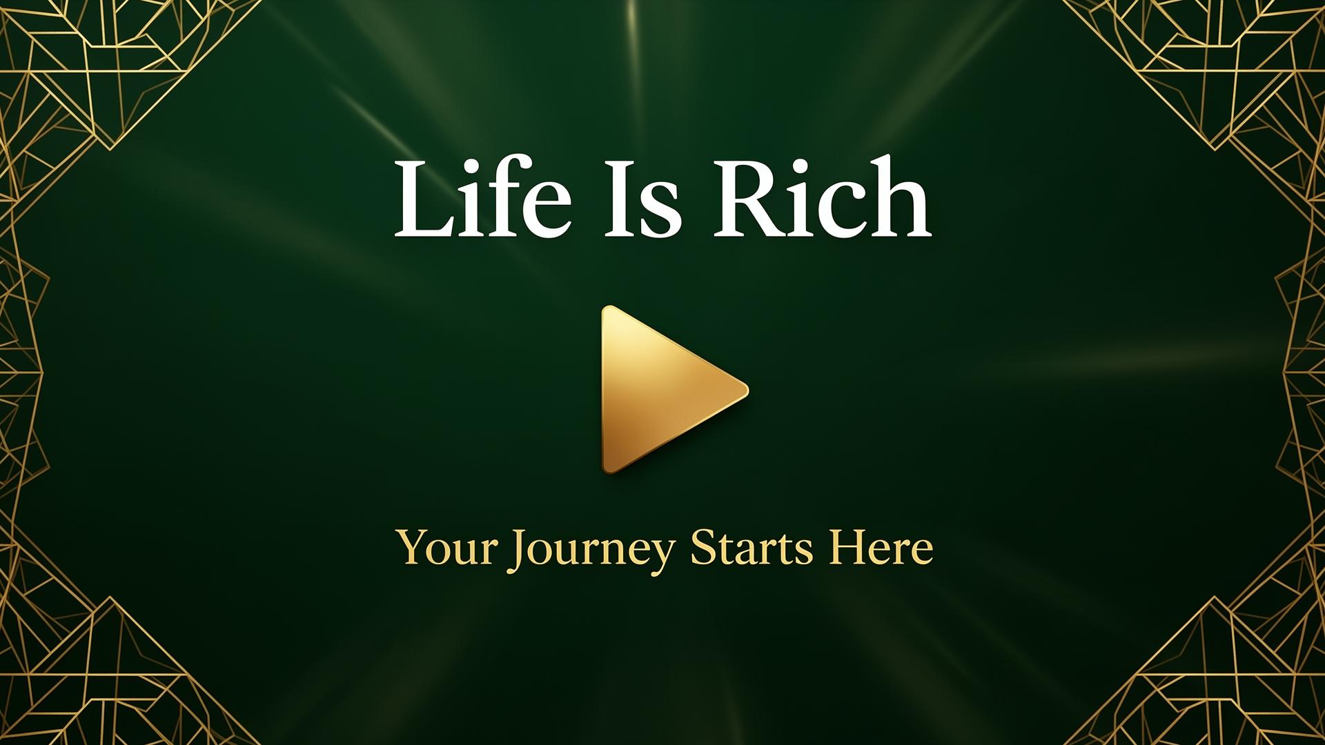 Life Is Rich Global | Building Wealth. Extending Life. Strengthening ...